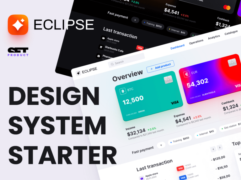 Eclipse UI Kit - Design System Starter - Free Figma Resource | Figma ...