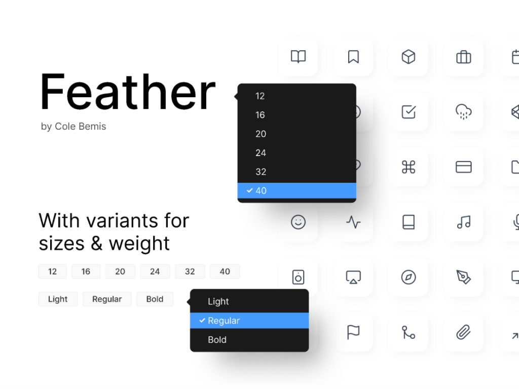 Feather Icons with Variants - Free Figma Resource | Figma Elements