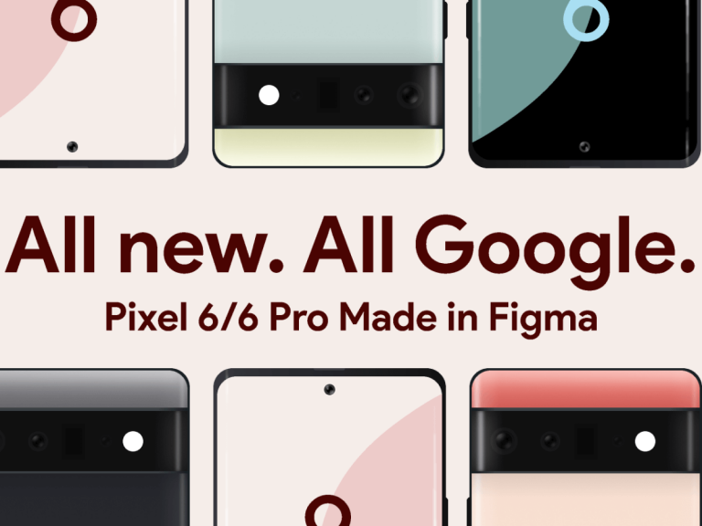 Google Pixel 6 & 6 Pro - Free Figma Resource | Figma Elements