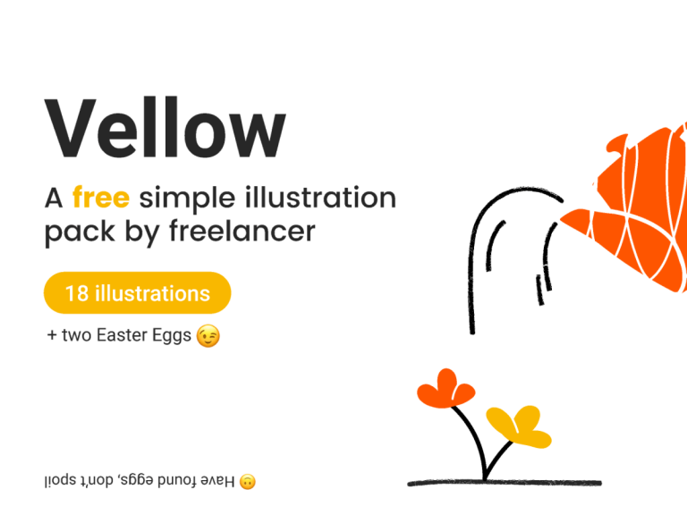 Hand-Made Illustration Pack - Free Figma Resource | Figma Elements