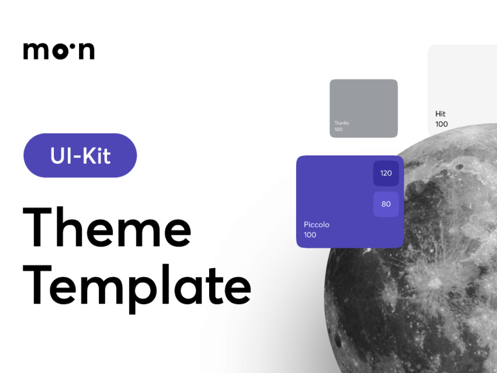Moon Theme Template - Free Figma Resource | Figma Elements