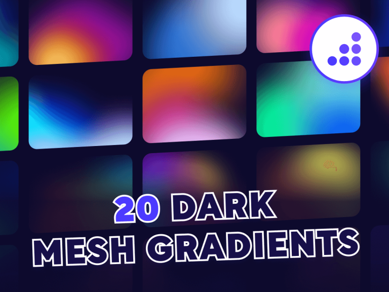 Dark Mesh Holographic Gradients - Free Figma Resource | Figma Elements