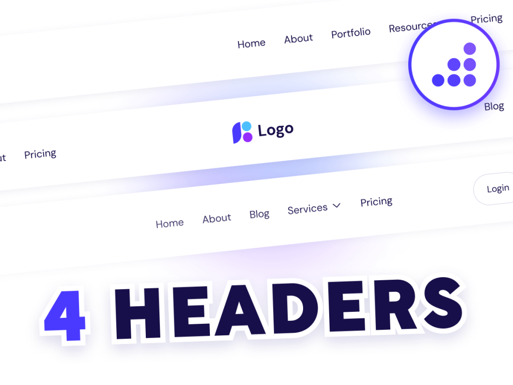 Website Headers - Free Figma Resource | Figma Elements