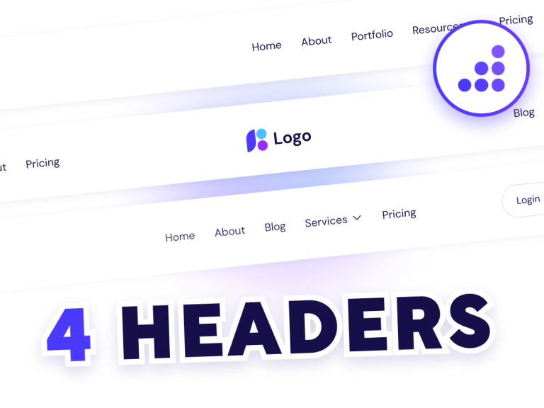 Website Headers - Free Figma Resource | Figma Elements