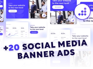 Social Media Banner Ads - Free Figma Resource | Figma Elements