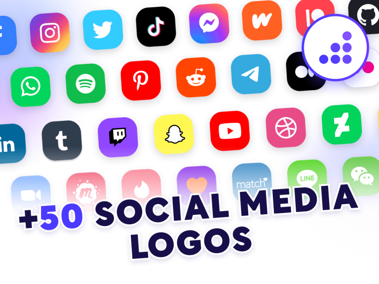 50+ Social Media Logos - Free Figma Resource | Figma Elements
