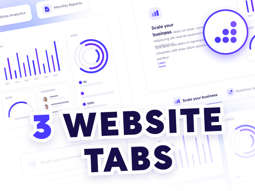 Website Tabs Templates - Free Figma Resource | Figma Elements