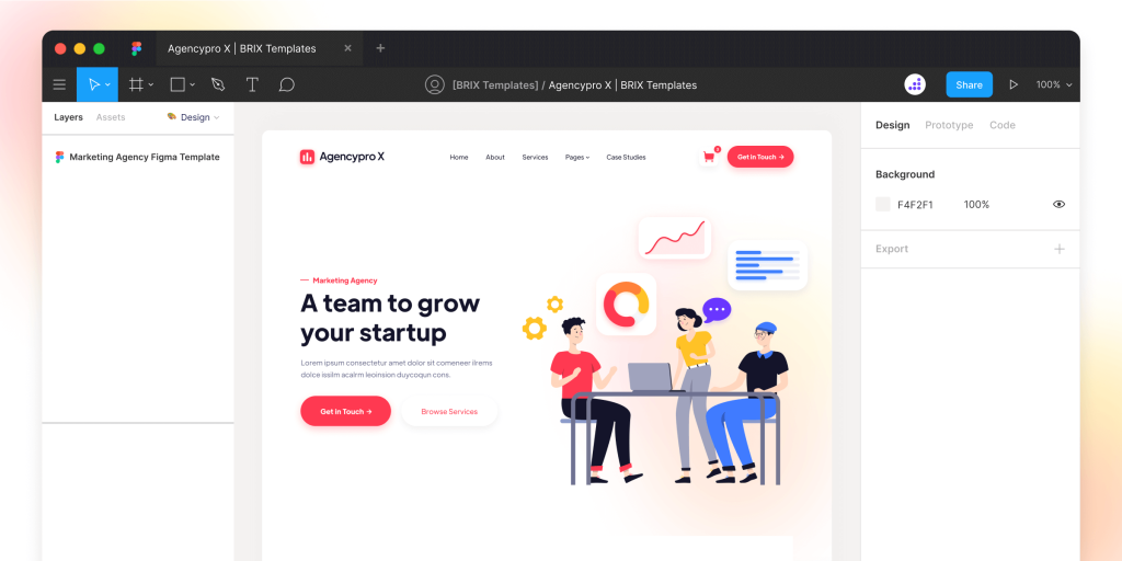 AgencyproX - Marketing Agency Figma Template - Free Figma Resource ...