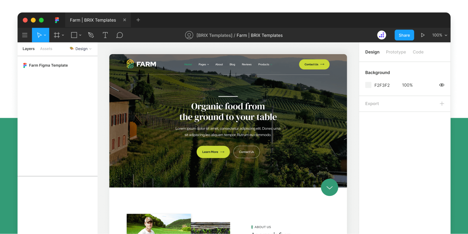 Farm - Farm Figma Template - Free Figma Resource | Figma Elements