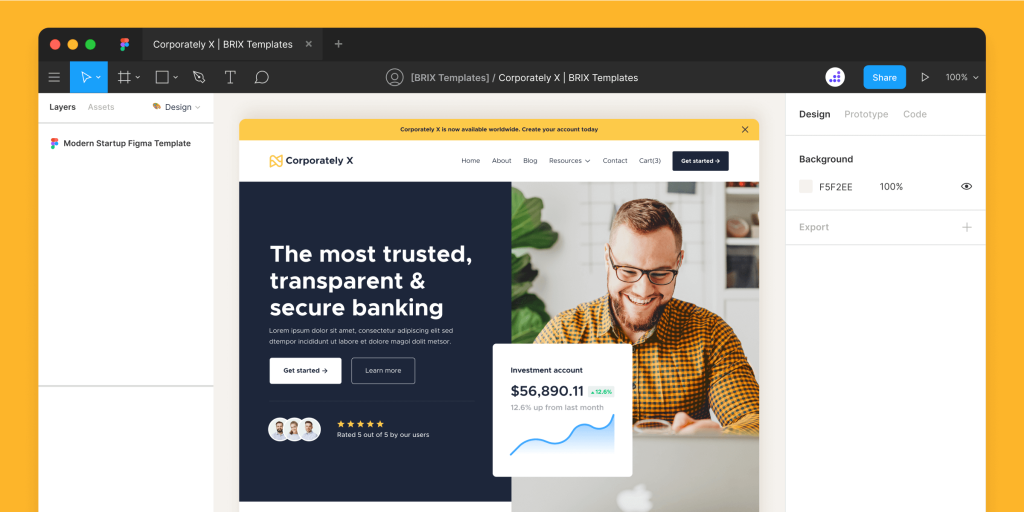 Corporately X - B2B Startup Figma Template - Free Figma Resource ...