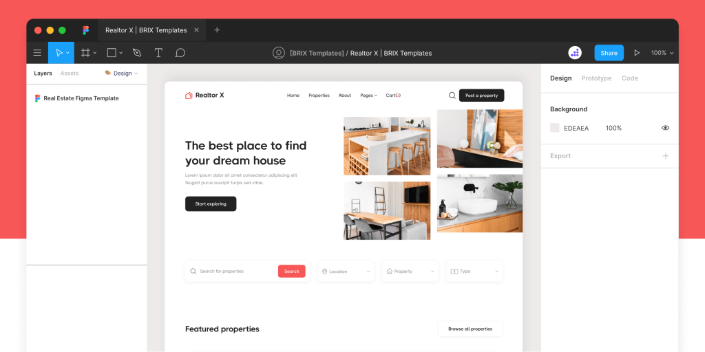 Realtor X - Real Estate Figma Template - Free Figma Resource | Figma ...
