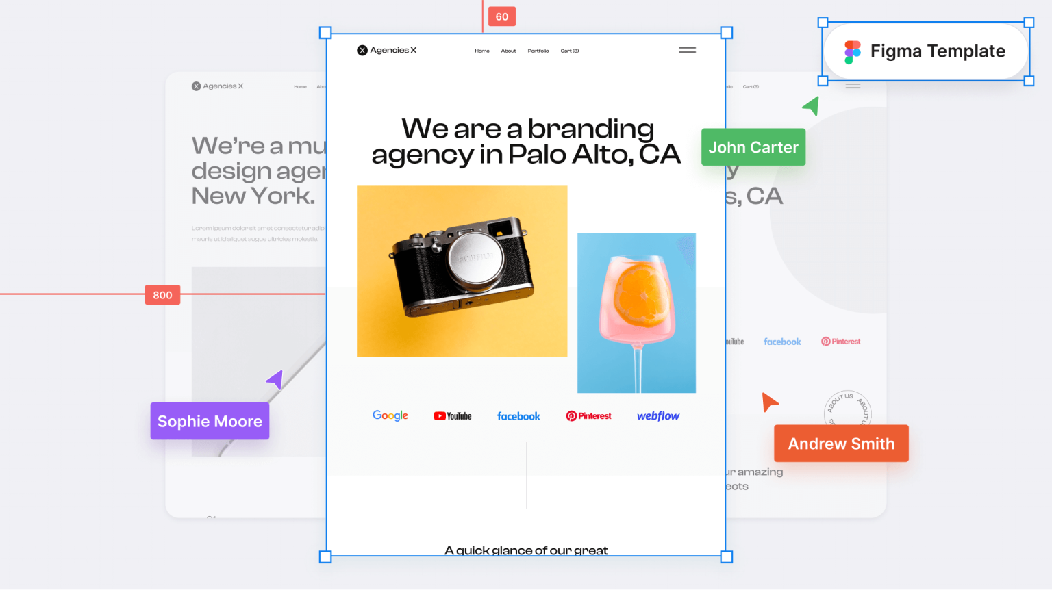 Agencies X - Creative Agency Figma Template - Free Figma Resource ...