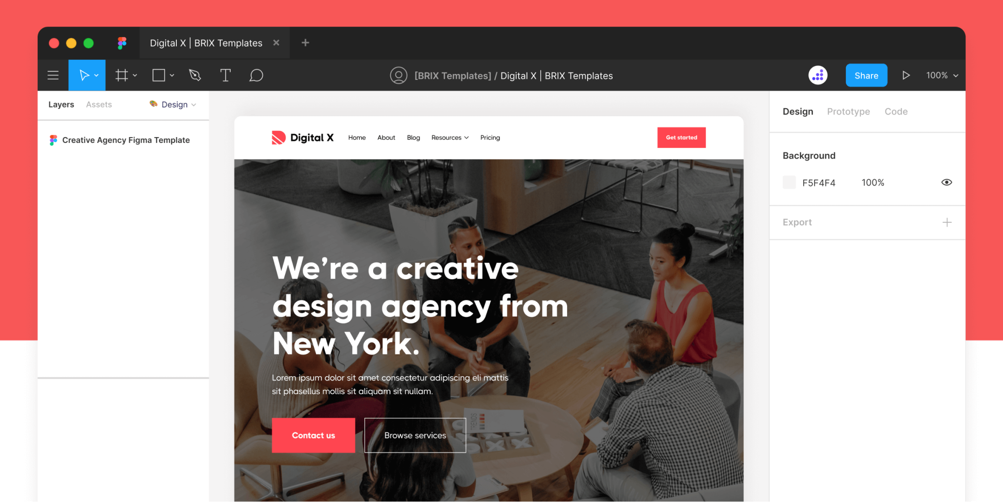 Digital X - Marketing Agency Figma Template - Free Figma Resource ...