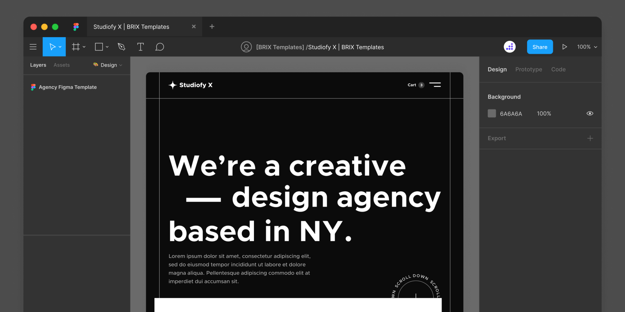 Studiofy X - Creative Agency Figma Template - Free Figma Resource ...
