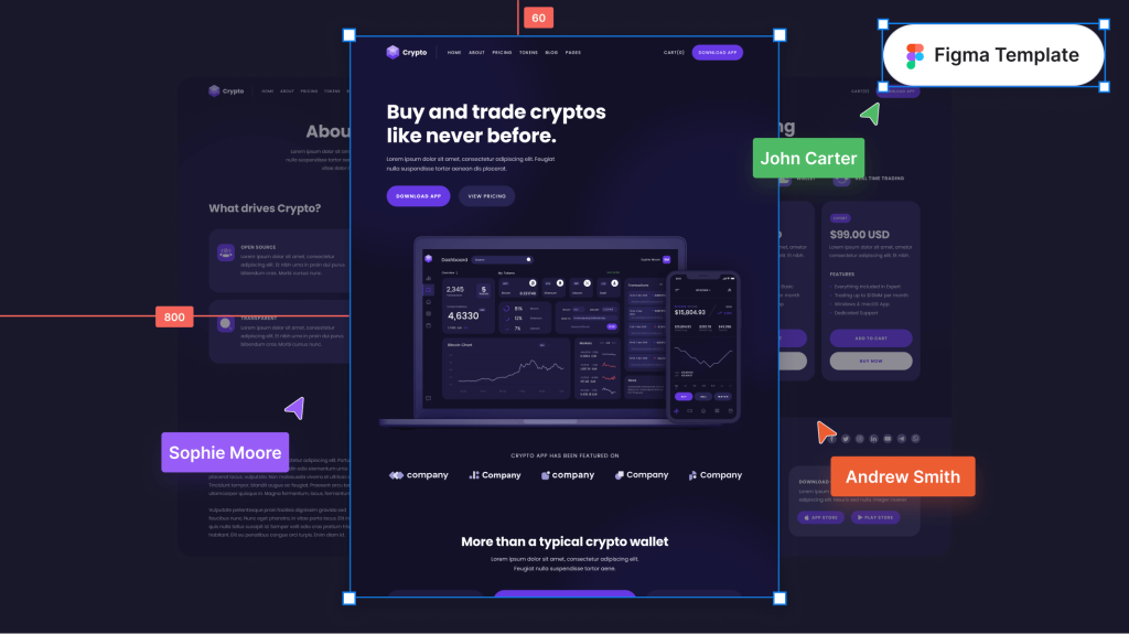 Crypto - Crypto Figma Template - Free Figma Resource | Figma Elements