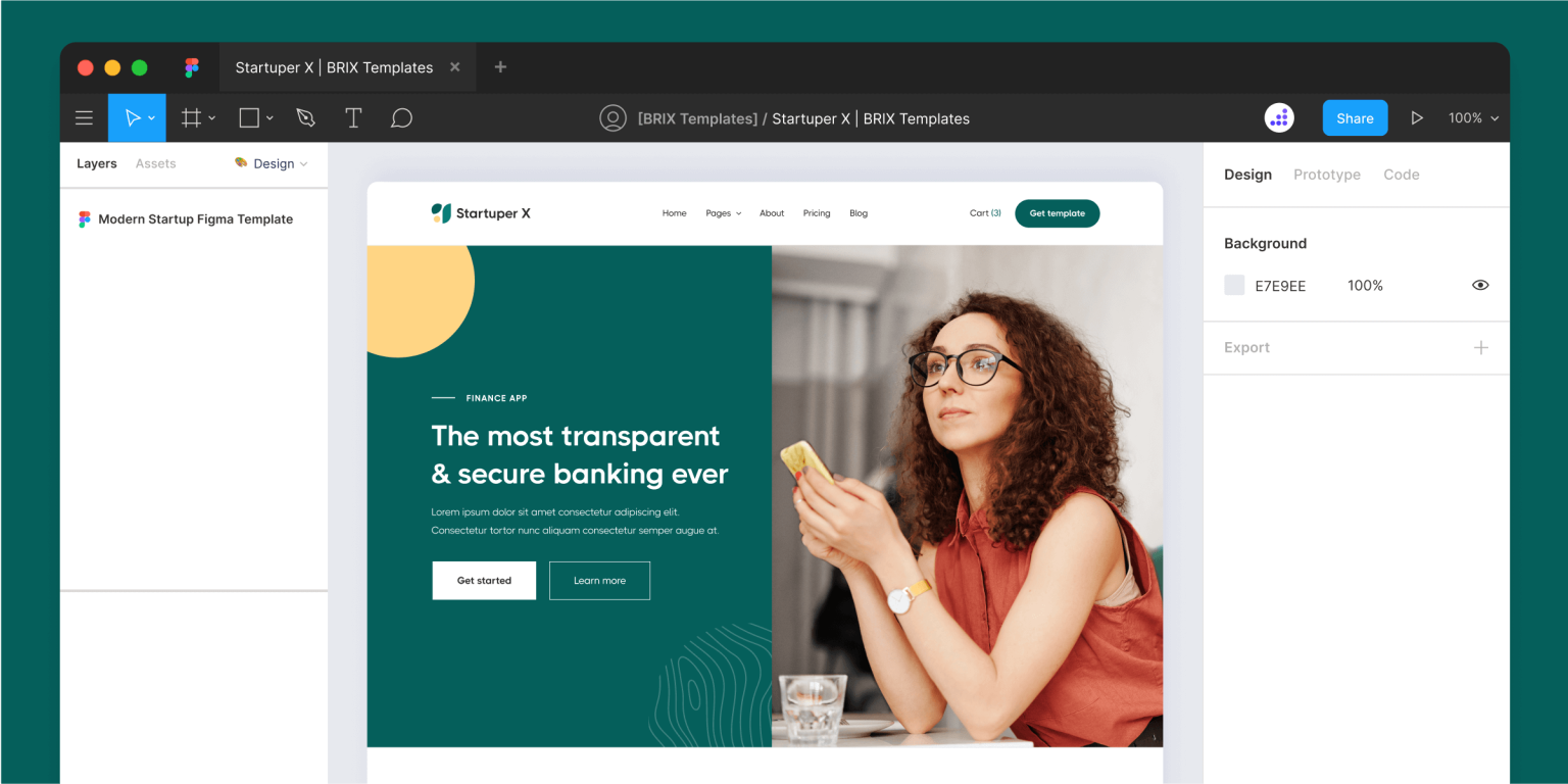 Startuper X - Startup Figma Template - Free Figma Resource | Figma Elements