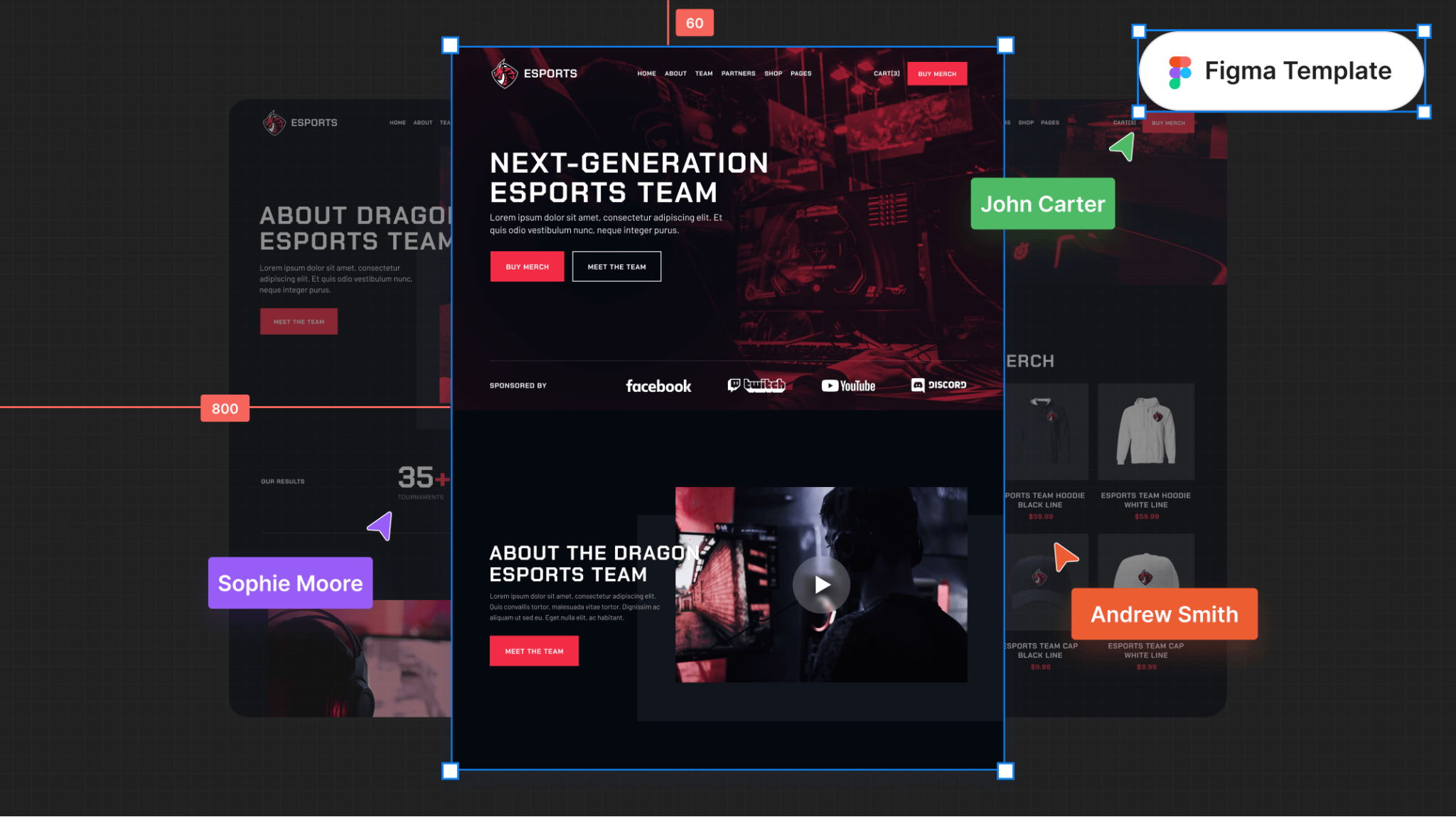 eSports - eSports Gaming Figma Template - Free Figma Resource | Figma ...