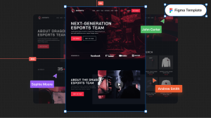 eSports - eSports Gaming Figma Template - Free Figma Resource | Figma Elements