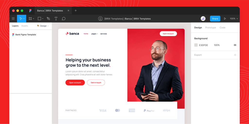 Banca - Bank Figma Template - Free Figma Resource | Figma Elements