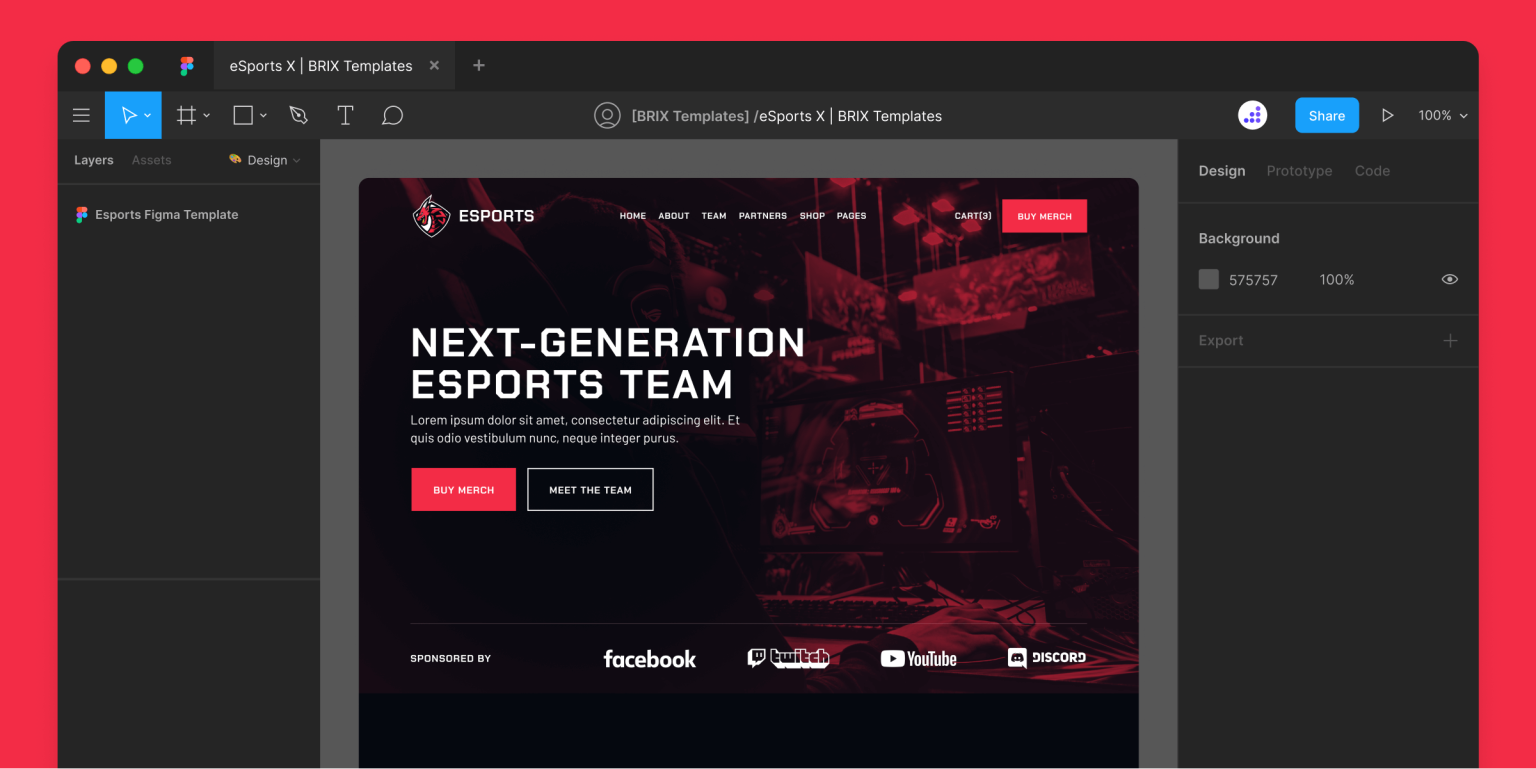 eSports - eSports Gaming Figma Template - Free Figma Resource | Figma ...