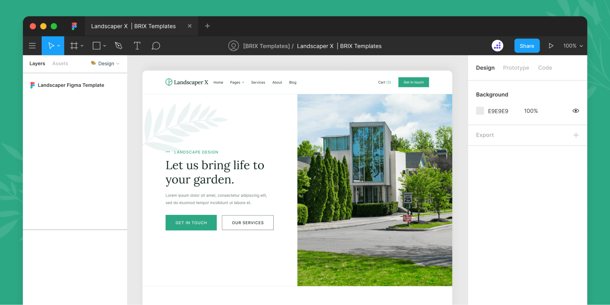 Landscaper X - Landscaping Figma Template - Free Figma Resource | Figma ...