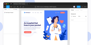 MedicApp X - Hospital Figma Template - Free Figma Resource | Figma Elements