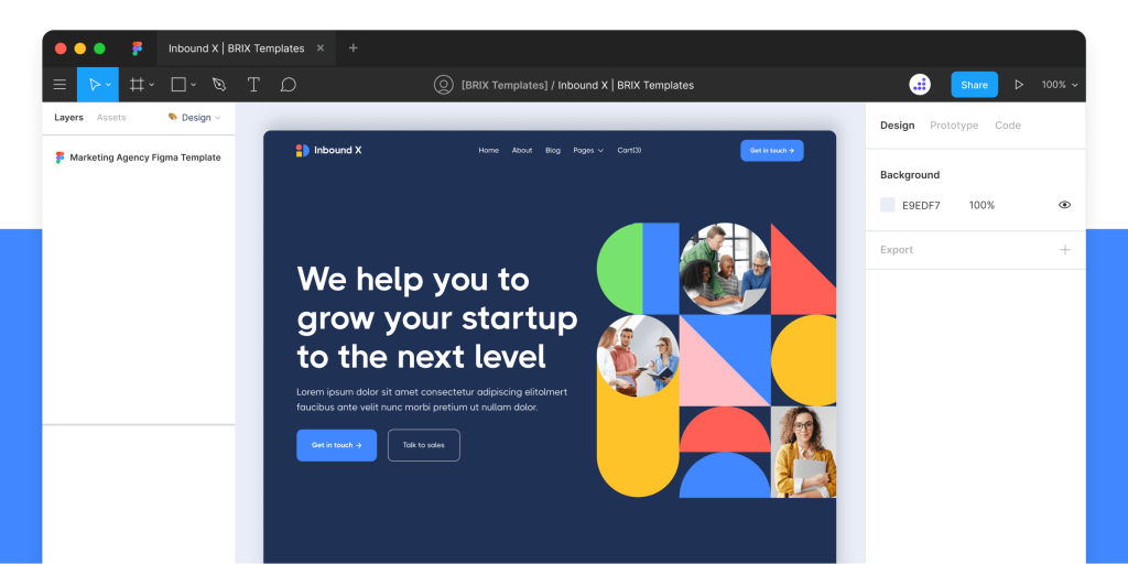 Inbound X - Social Media Marketing Agency Figma Template - Free Figma ...