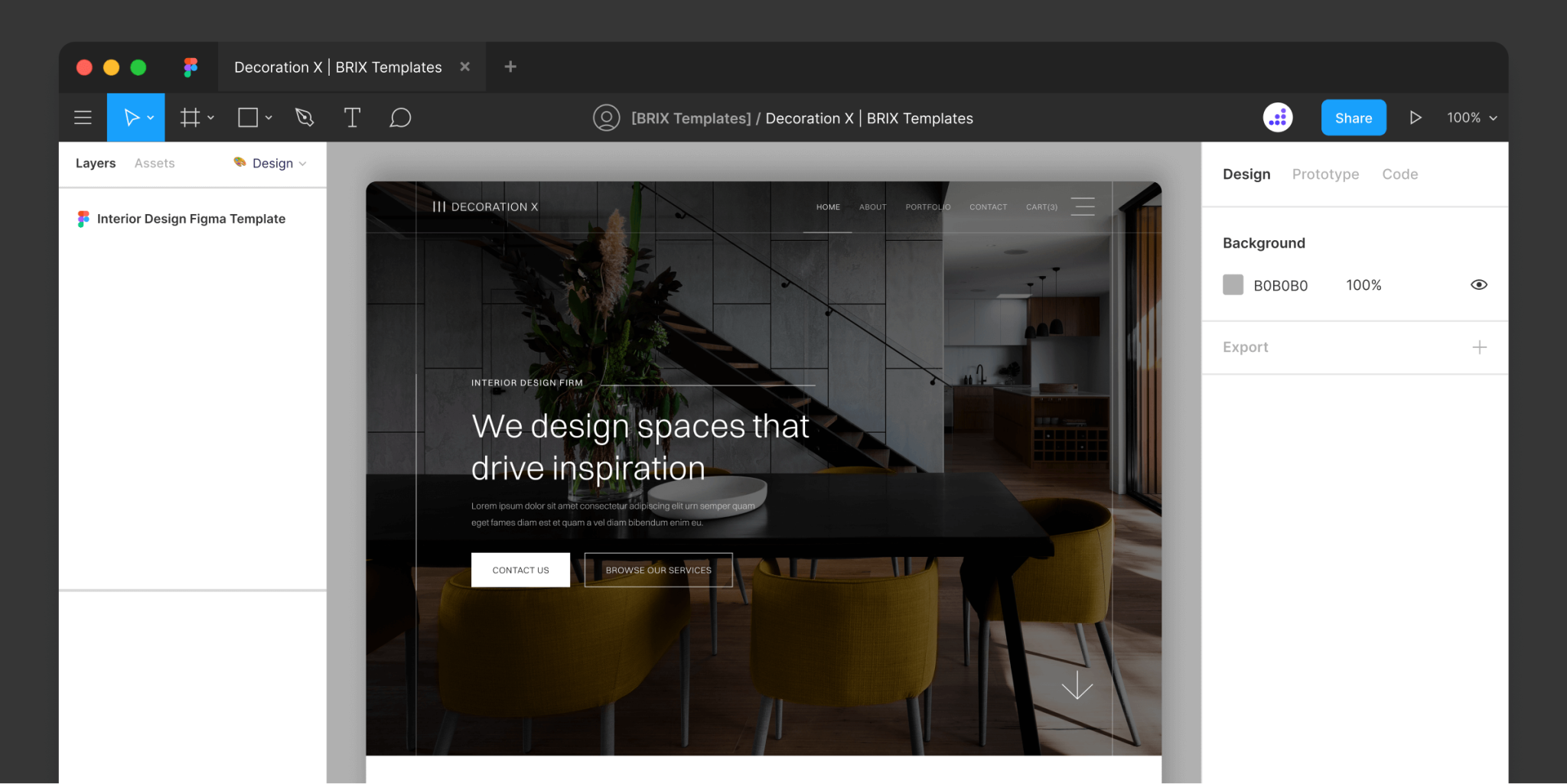 Decoration X - Interior Design Figma Template - Free Figma Resource ...