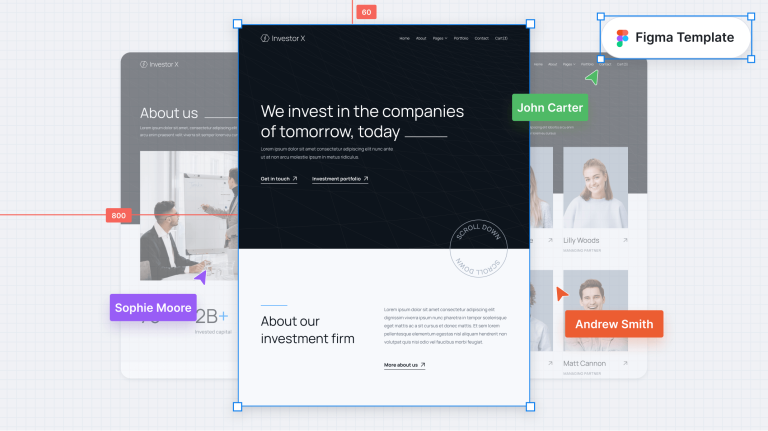 Investor X - Investment Firm Figma Template - Free Figma Resource ...