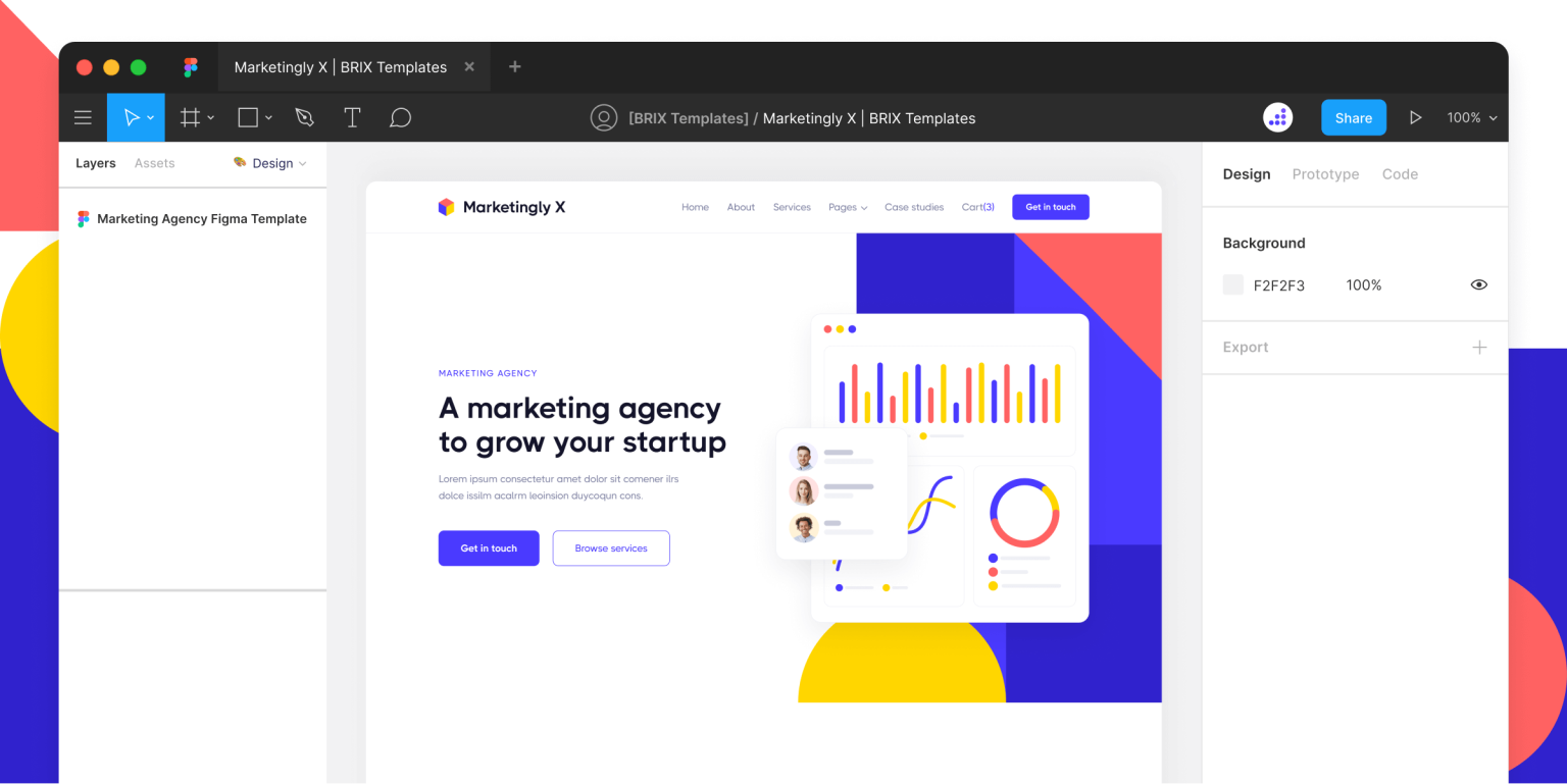 Marketingly X - Marketing Agency Figma Template - Free Figma Resource ...