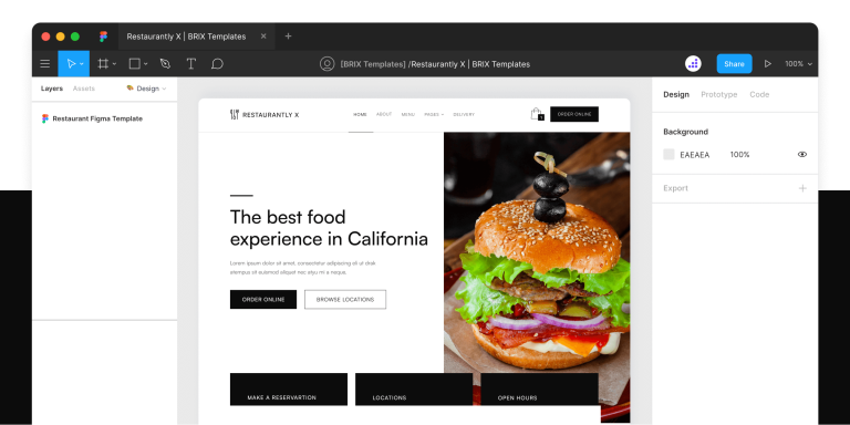 Restaurantly X - Restaurant Figma Template - Free Figma Resource ...