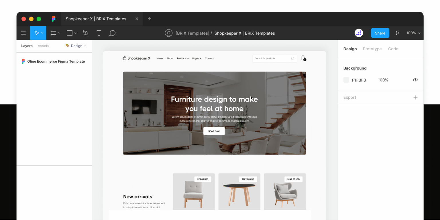 Shopkeeper X - Ecommerce Figma Template - Free Figma Resource | Figma ...