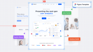 Techly X - Software & Tech Startup Figma Template - Free Figma Resource ...