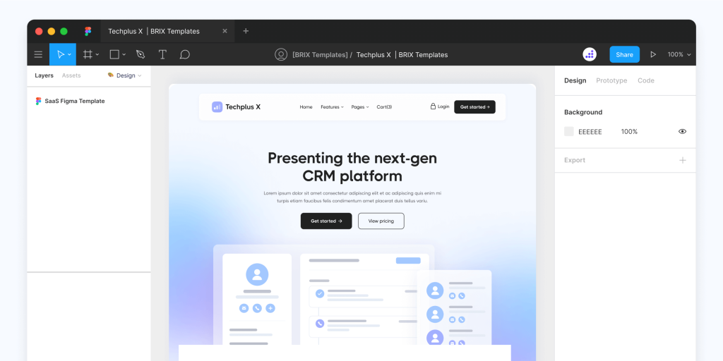 Techplus X - Technology Figma Template - Free Figma Resource | Figma ...