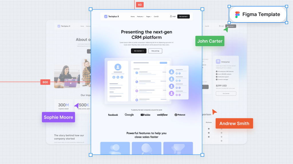 Techplus X - Technology Figma Template - Free Figma Resource | Figma ...