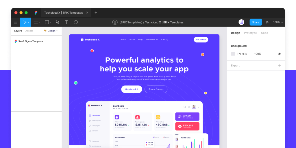 Techcloud X - Colorful SaaS Figma Template - Free Figma Resource ... Techcloud X - Colorful SaaS Figma Template - Free Figma Resource ...