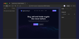 Cryptocurrency X - Cryptocurrency Figma Template - Free Figma Resource ...