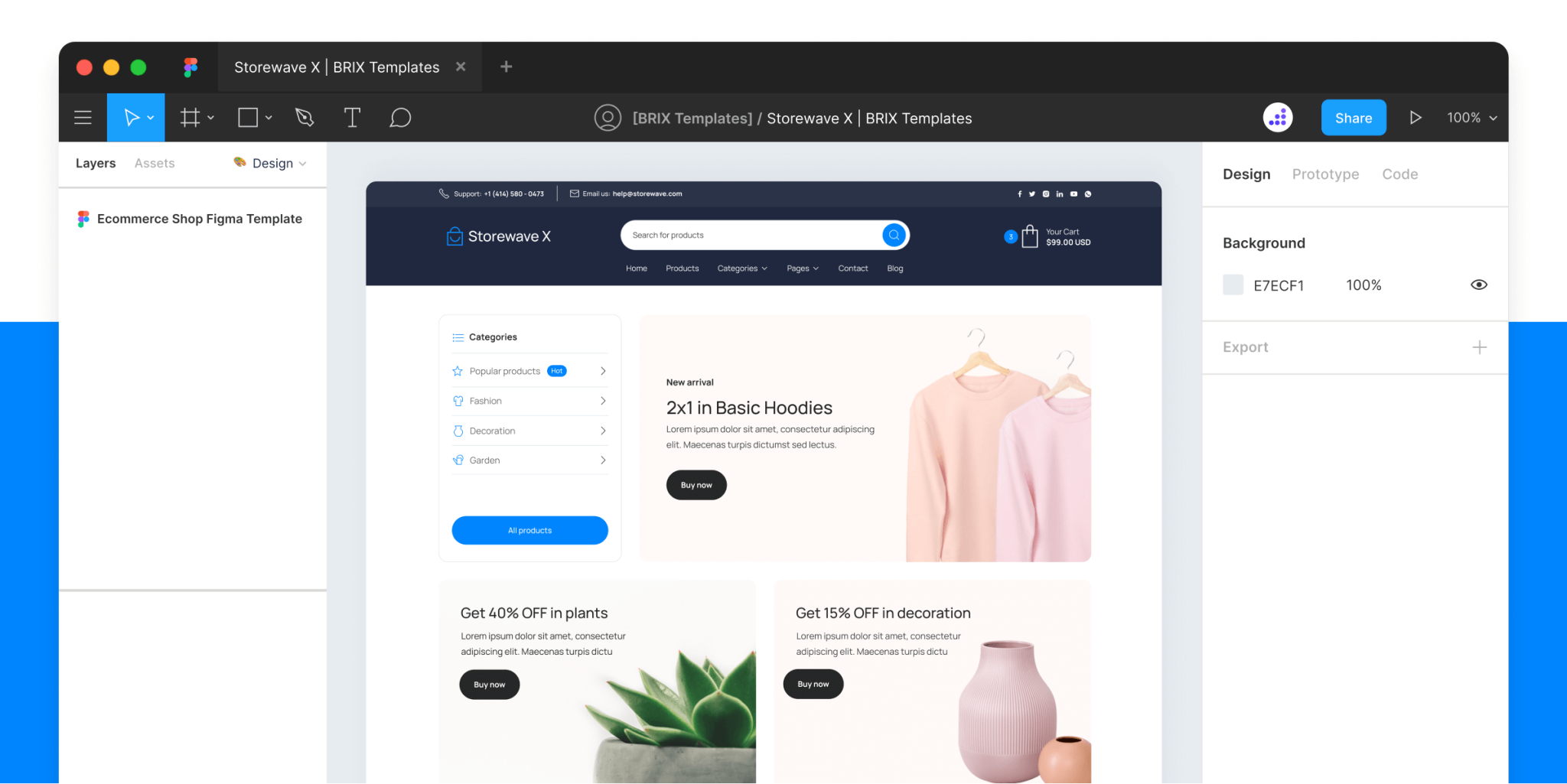 Storewave X - Ecommerce Shop Figma Template - Free Figma Resource ...