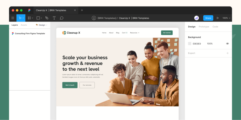 Cleanup X - Clean Startup Figma Template - Free Figma Resource | Figma ...