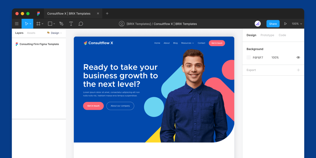 Consultflow X - Corporate Figma Template - Free Figma Resource | Figma ...