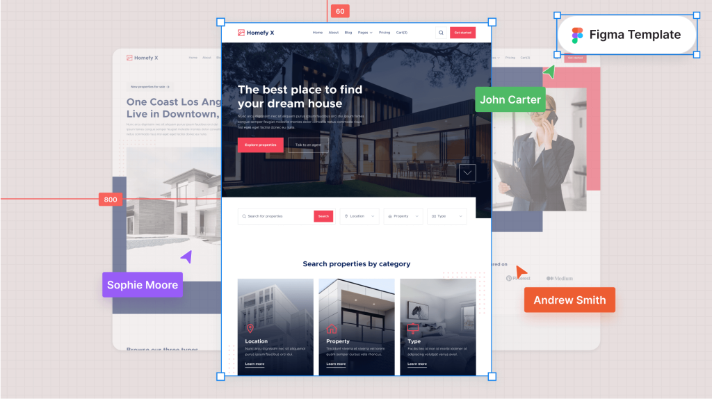 Homefy X - Real Estate Figma Template - Free Figma Resource | Figma ...