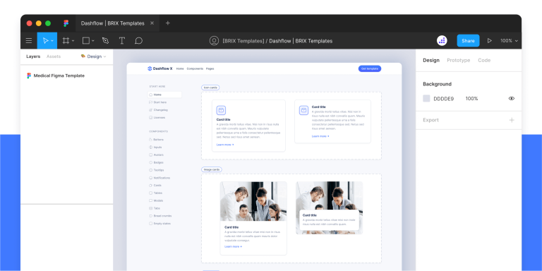 Dashflow X - UI Kit Figma Template - Free Figma Resource | Figma Elements