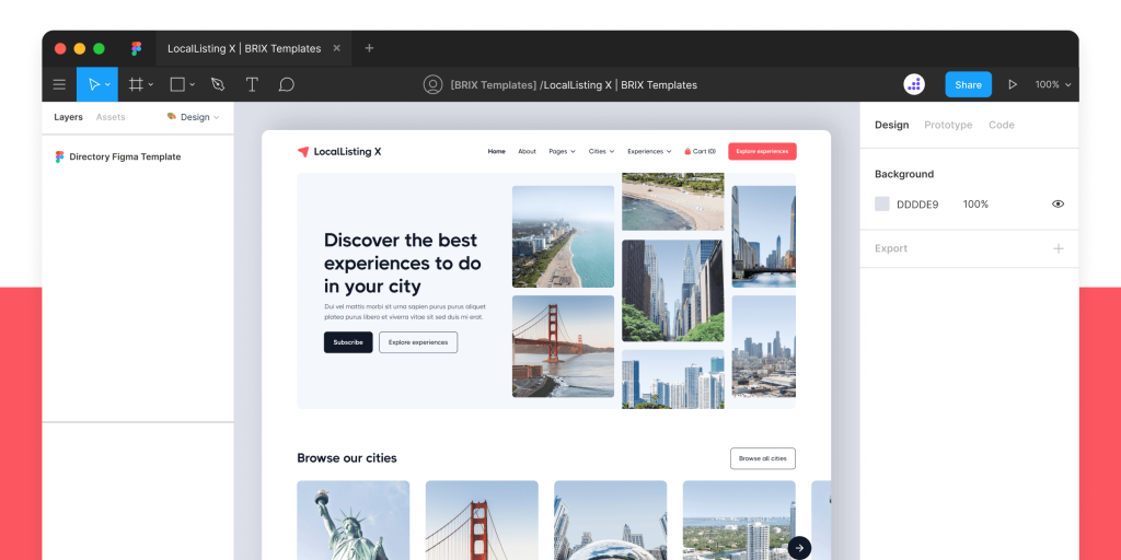 LocalListing X - Directory Figma Template - Free Figma Resource | Figma ...