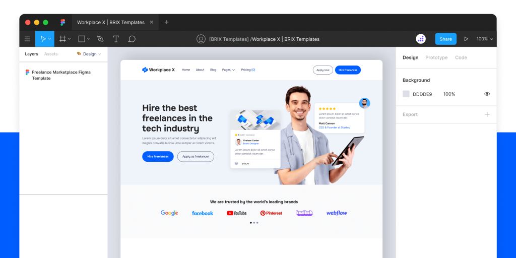 Workplace X - Freelance Marketplace Figma Template - Free Figma ... Workplace X - Freelance Marketplace Figma Template - Free Figma ...