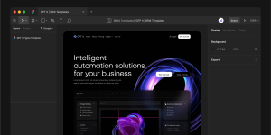 GPT X - AI & Machine Learning Figma Template - Free Figma Resource | Figma Elements
