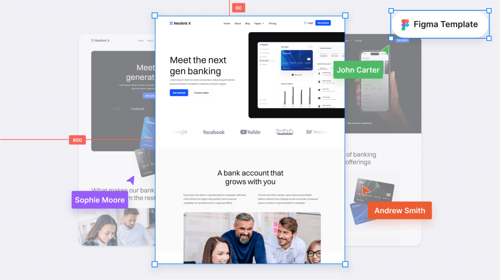 Neobank X - Banking Figma Template - Free Figma Resource | Figma Elements