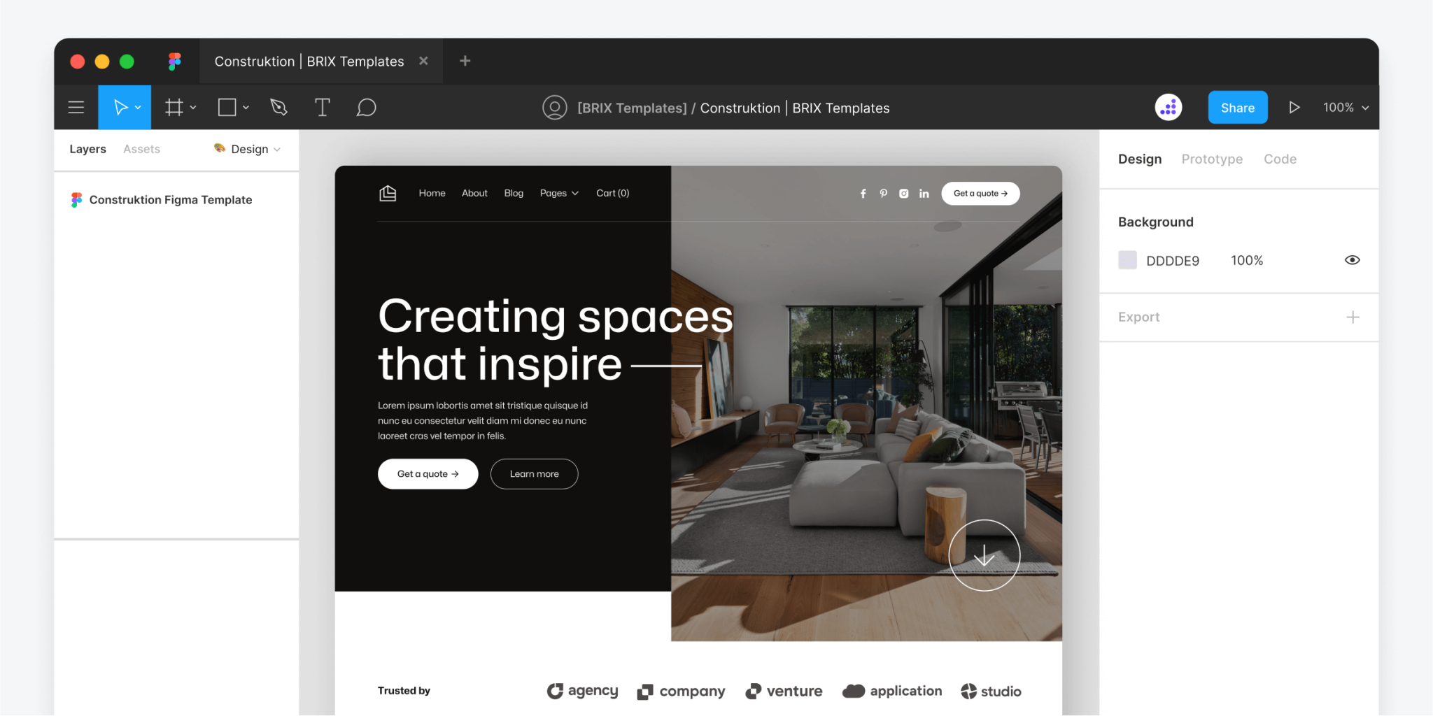 Construktion X - Construction Services Figma Template - Free Figma ...