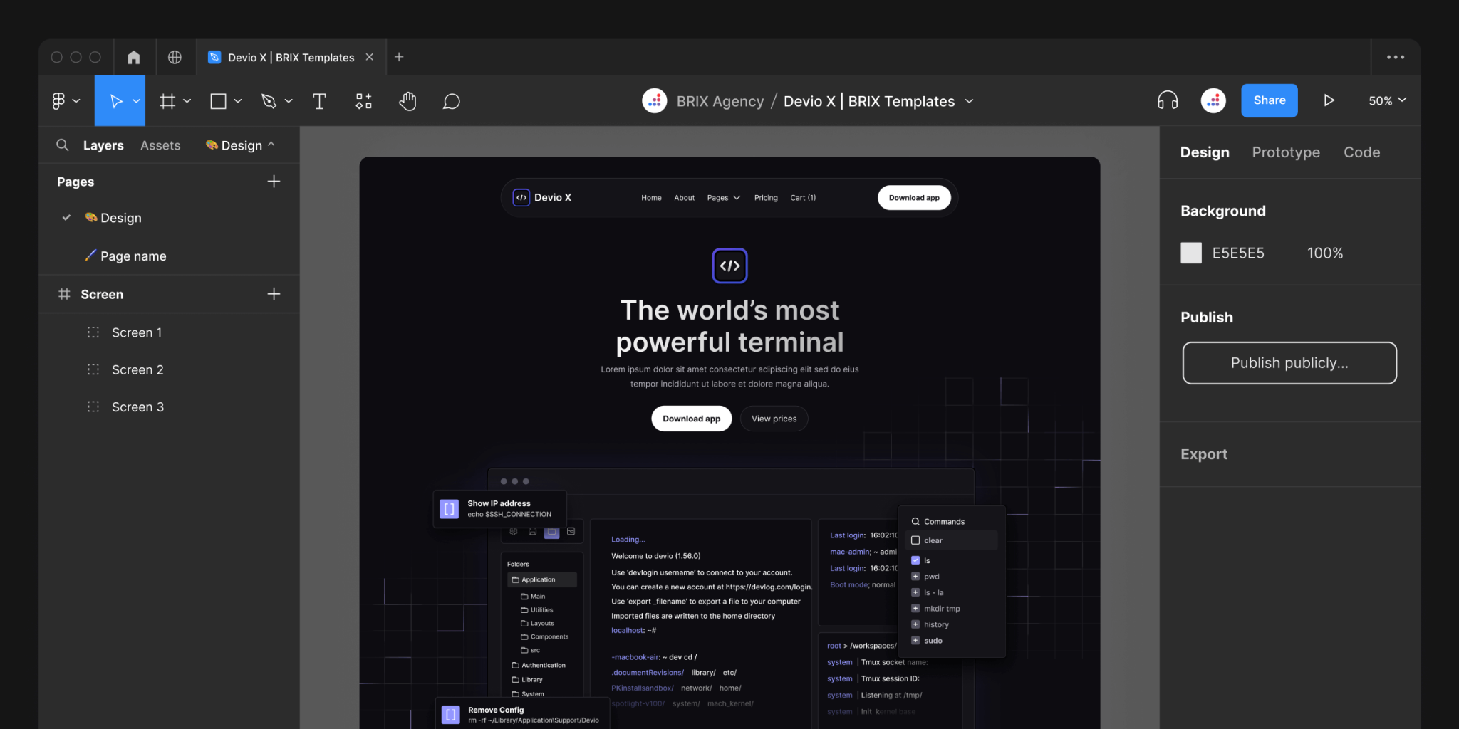 Devio X - Software Development Figma Template - Free Figma Resource ...