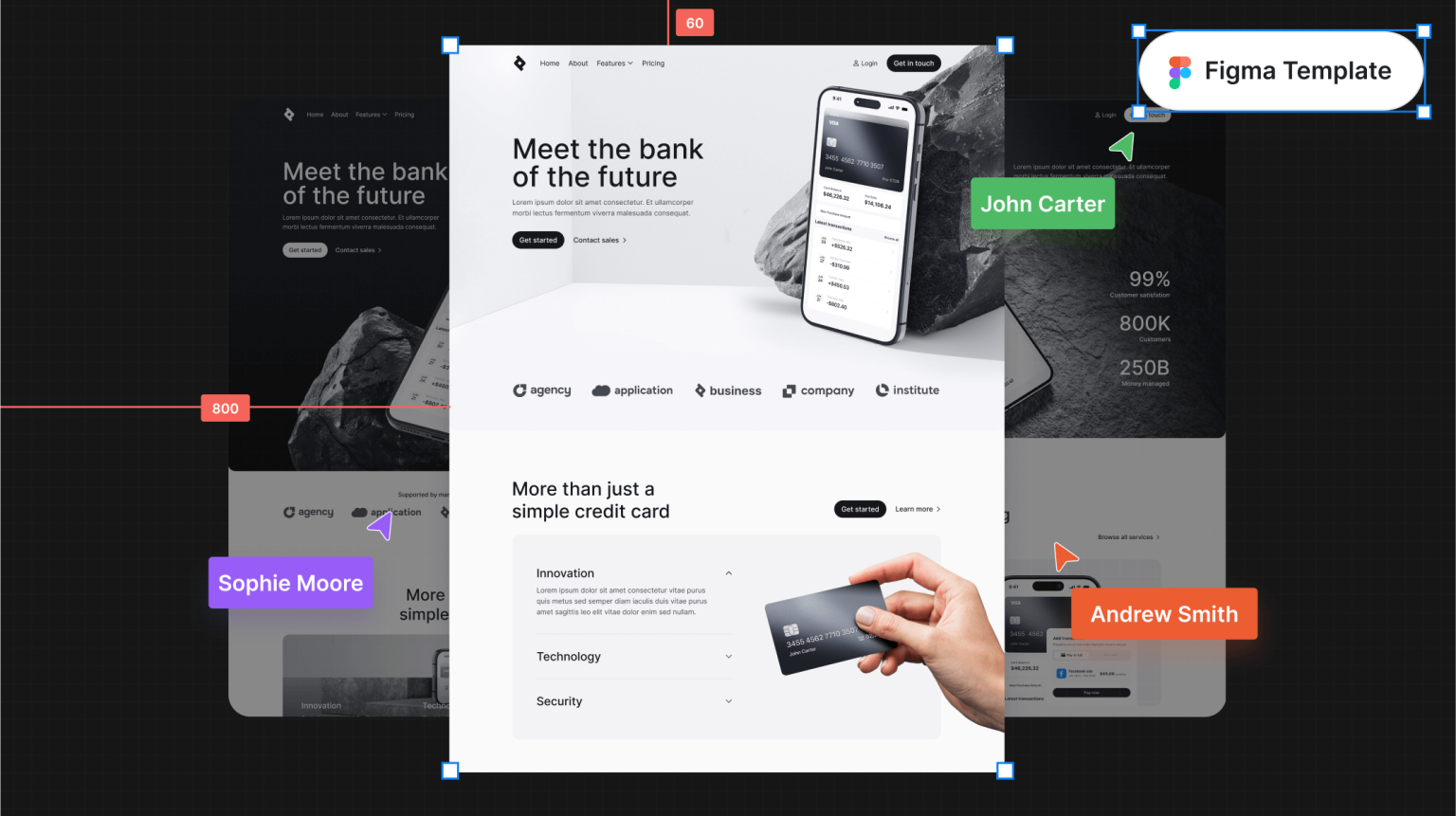 Bnkify X - Bank Startup Figma Template - Free Figma Resource | Figma ...