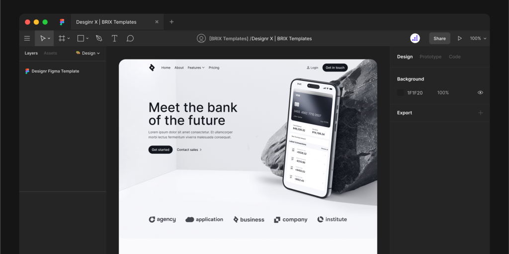 Bnkify X - Bank Startup Figma Template - Free Figma Resource | Figma ...
